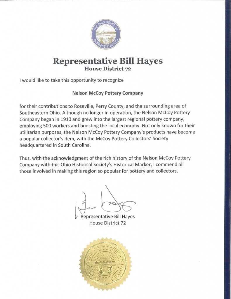 Society Awards - McCoy Pottery Collectors Society - McCoy Pottery ...