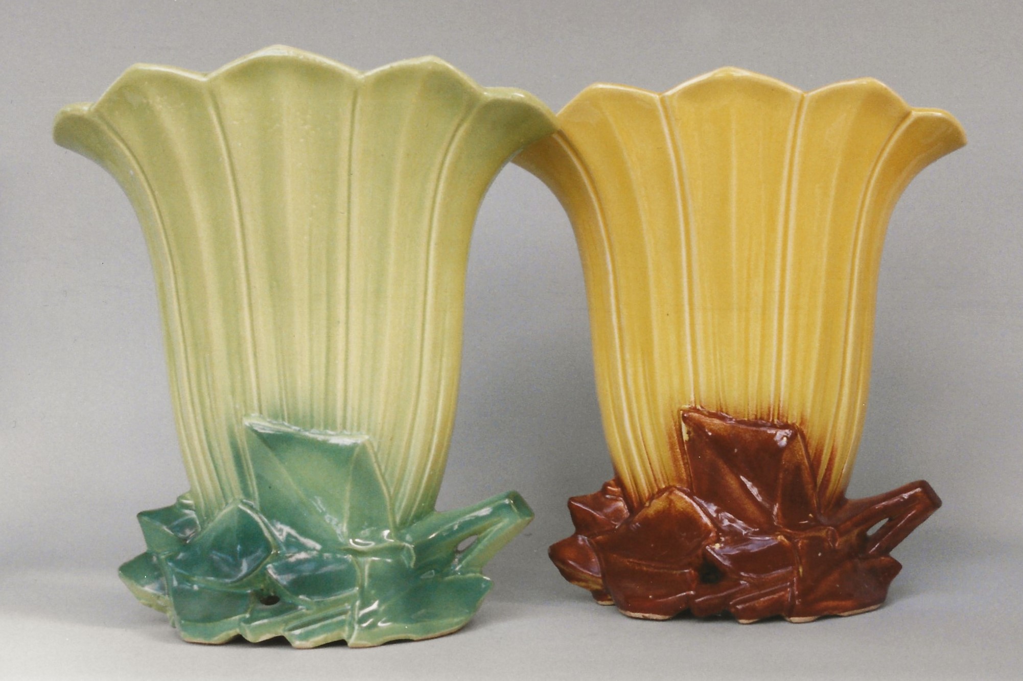 55. Tall Fan Vase - McCoy Pottery Collectors Society - McCoy Pottery ...