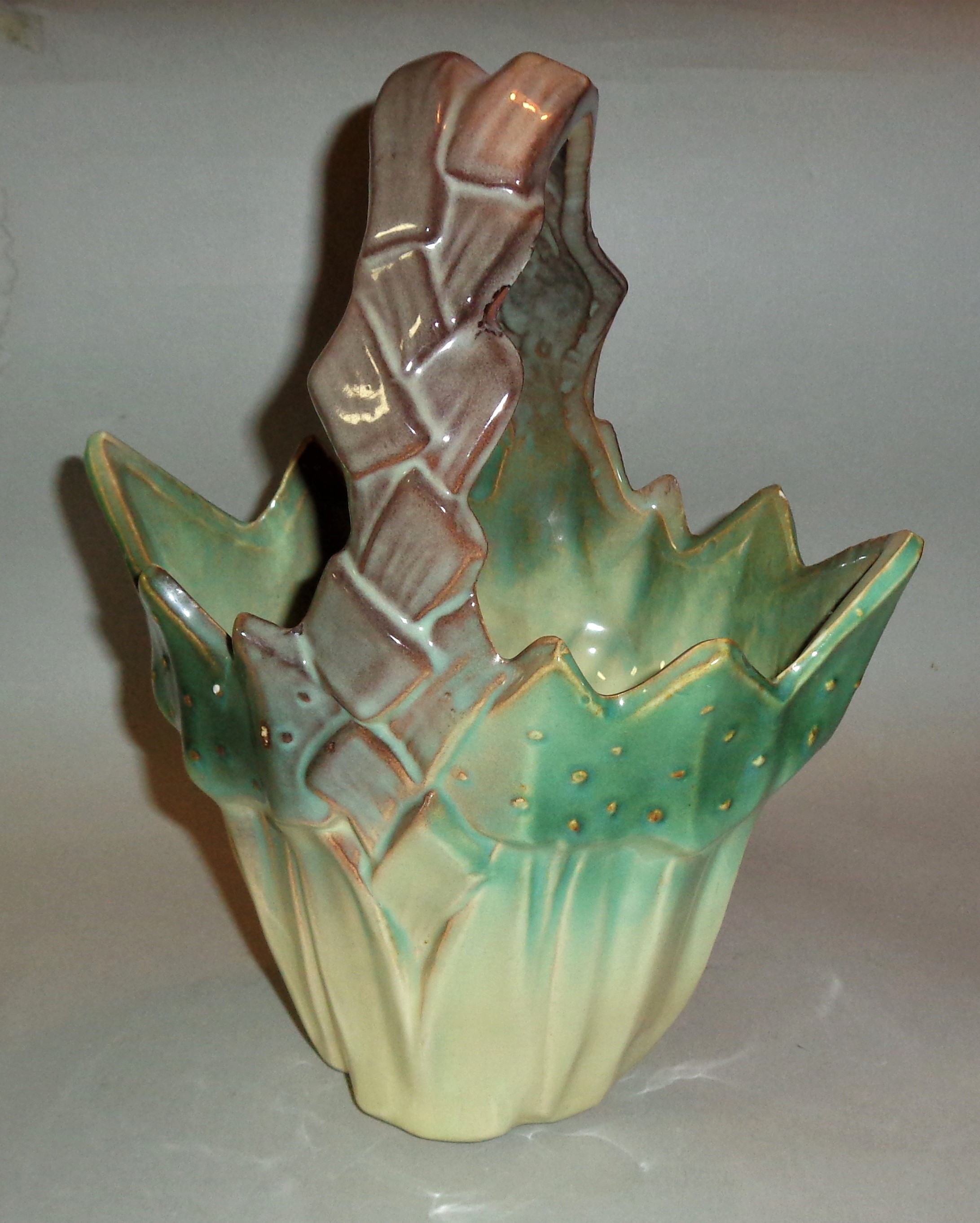 61. Basket Vase - McCoy Pottery Collectors Society - McCoy Pottery ...