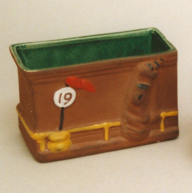 69. Fisherman Sports Planter/Golf Planter - McCoy Pottery Collectors ...