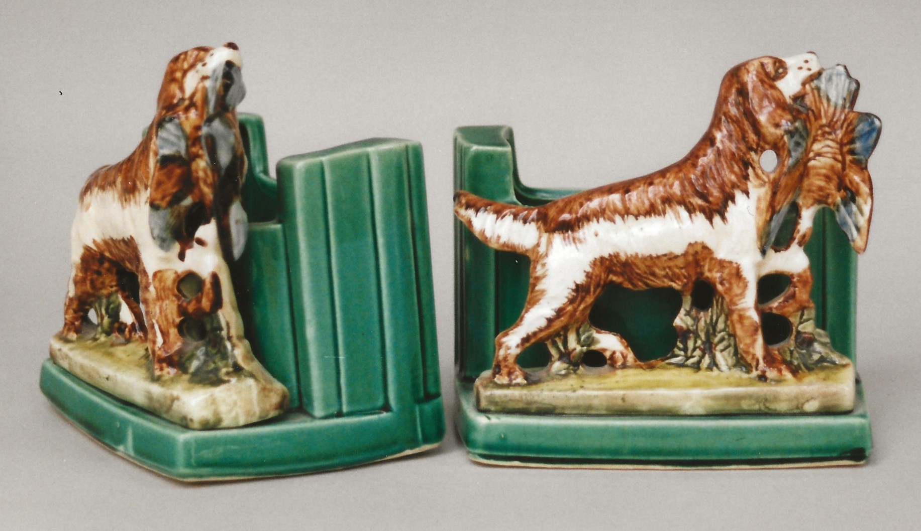 71. Bird Dog Planter Bookends - McCoy Pottery Collectors Society ...
