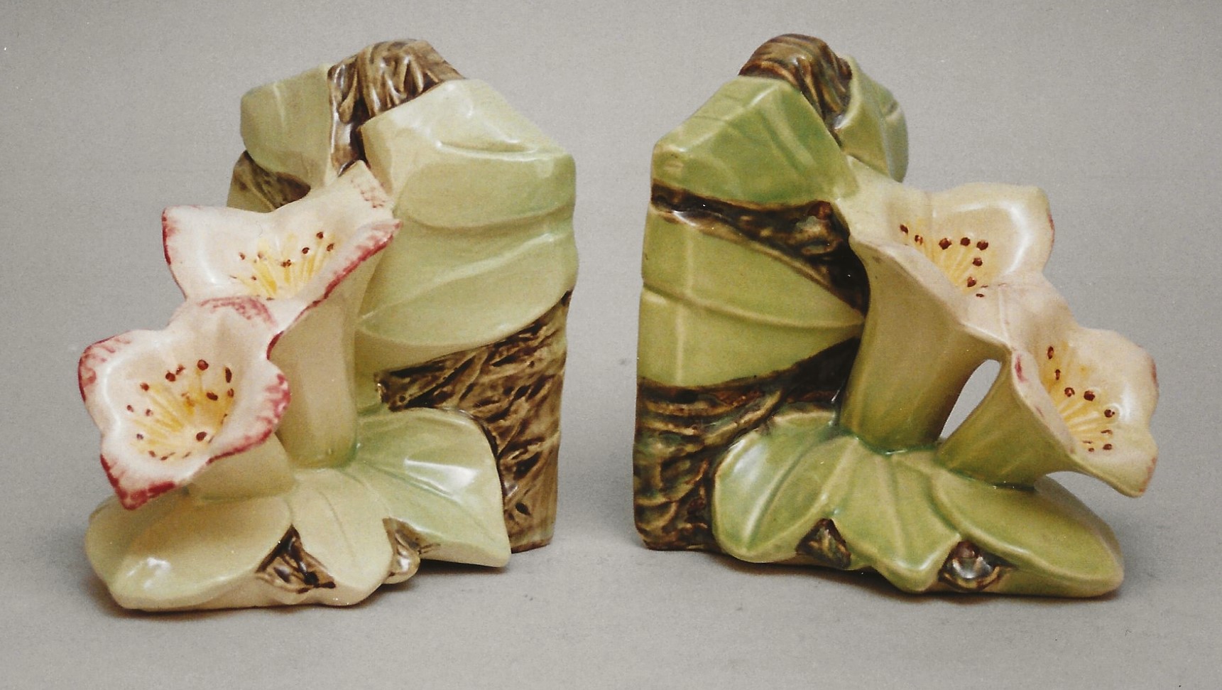 83. Lily Bookends - McCoy Pottery Collectors Society - McCoy Pottery ...